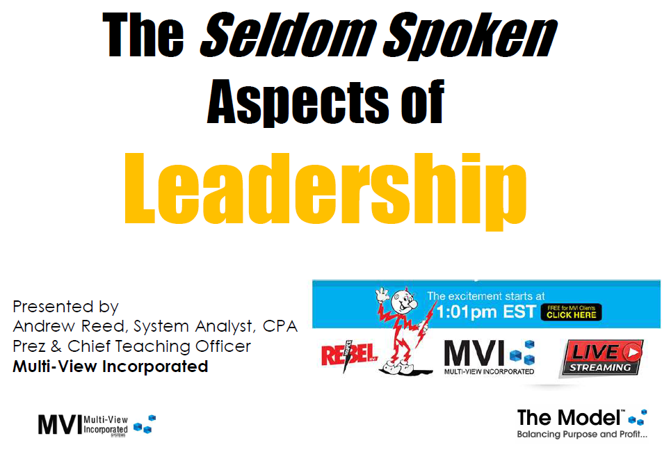 Leadership - The Seldom Spoken Aspects of Leadership - PDF - HOSPICE ...